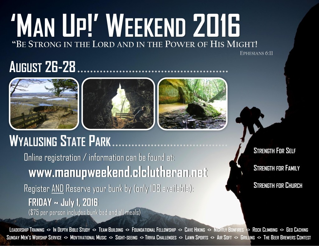 Poster – CLC Man Up!