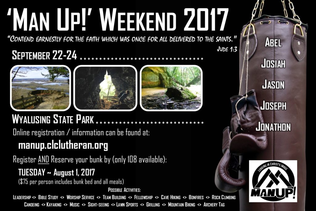 Poster – CLC Man Up!