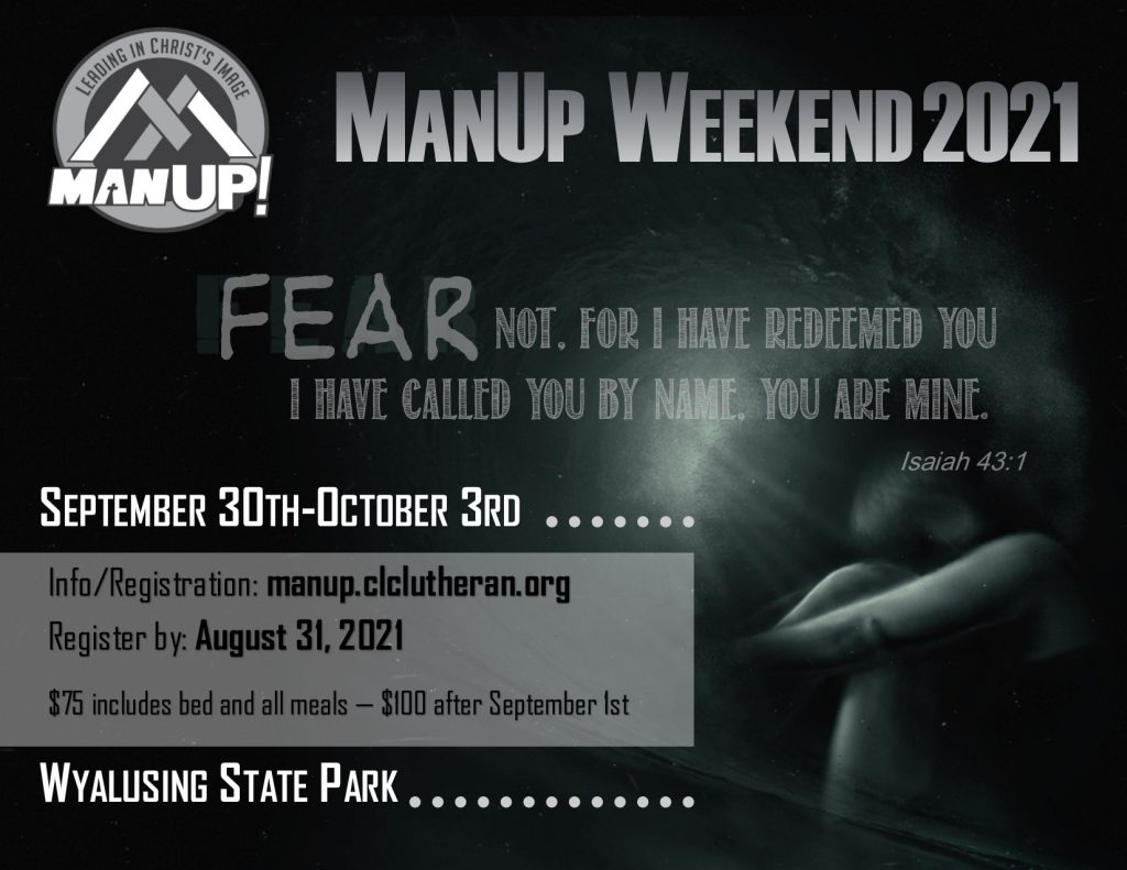 Poster – CLC Man Up!